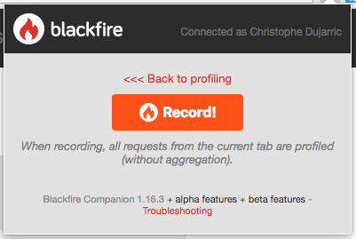 Let Blackfire profile all requests while you browse - Blackfire.io Le Blog | Fire up your web ...