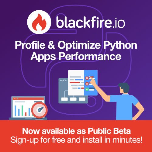 Blackfire Profiler For Python Now Available As Public Beta Le Blog Fire Up